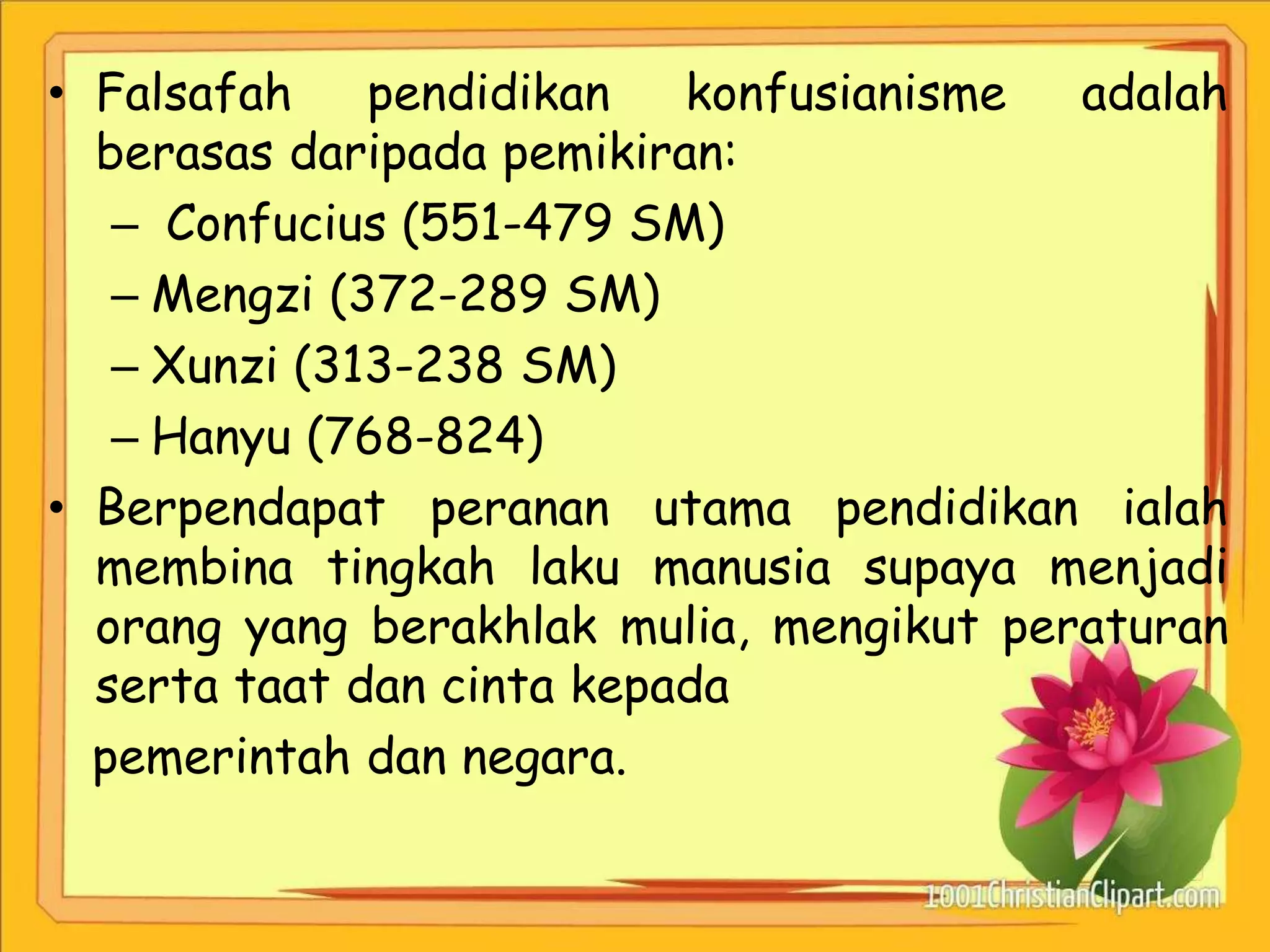 Falsafah Pendidikan Islam Dan Falsafah Pendidikan Timur Pptx