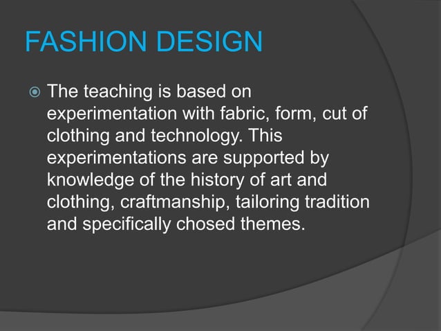 Presentation fashion design | PPT