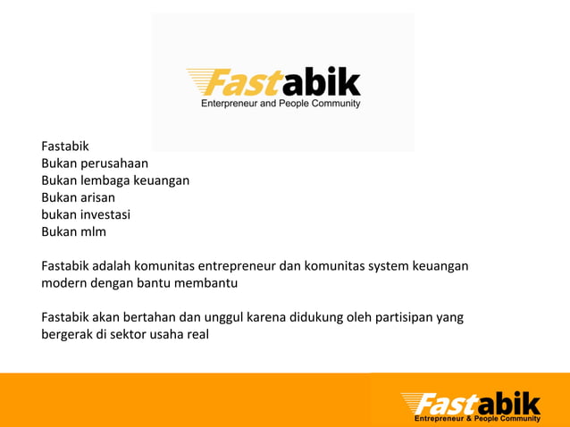 Presentation fastabik | PPT