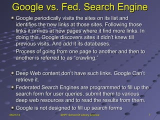 Presentation federated search | PPT