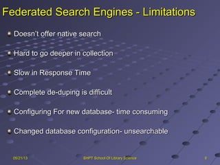Presentation federated search | PPT