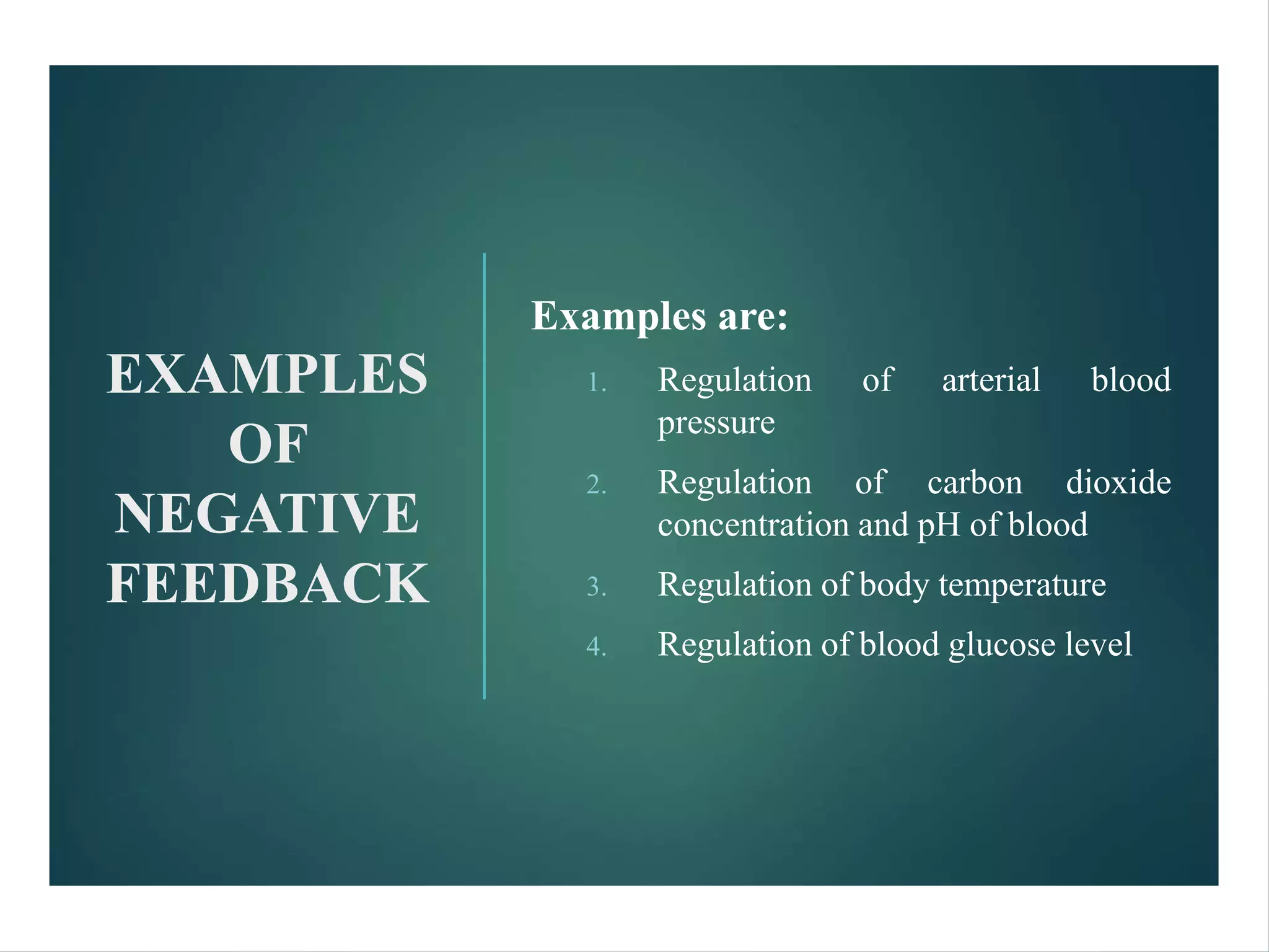 Feedback Systems Controlling Homeostasis | PPTX