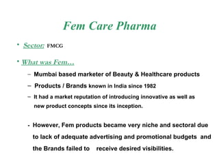 Presentation Fem Care Pharma | PPT