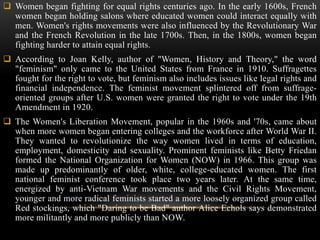 Presentation feminism | PPTX