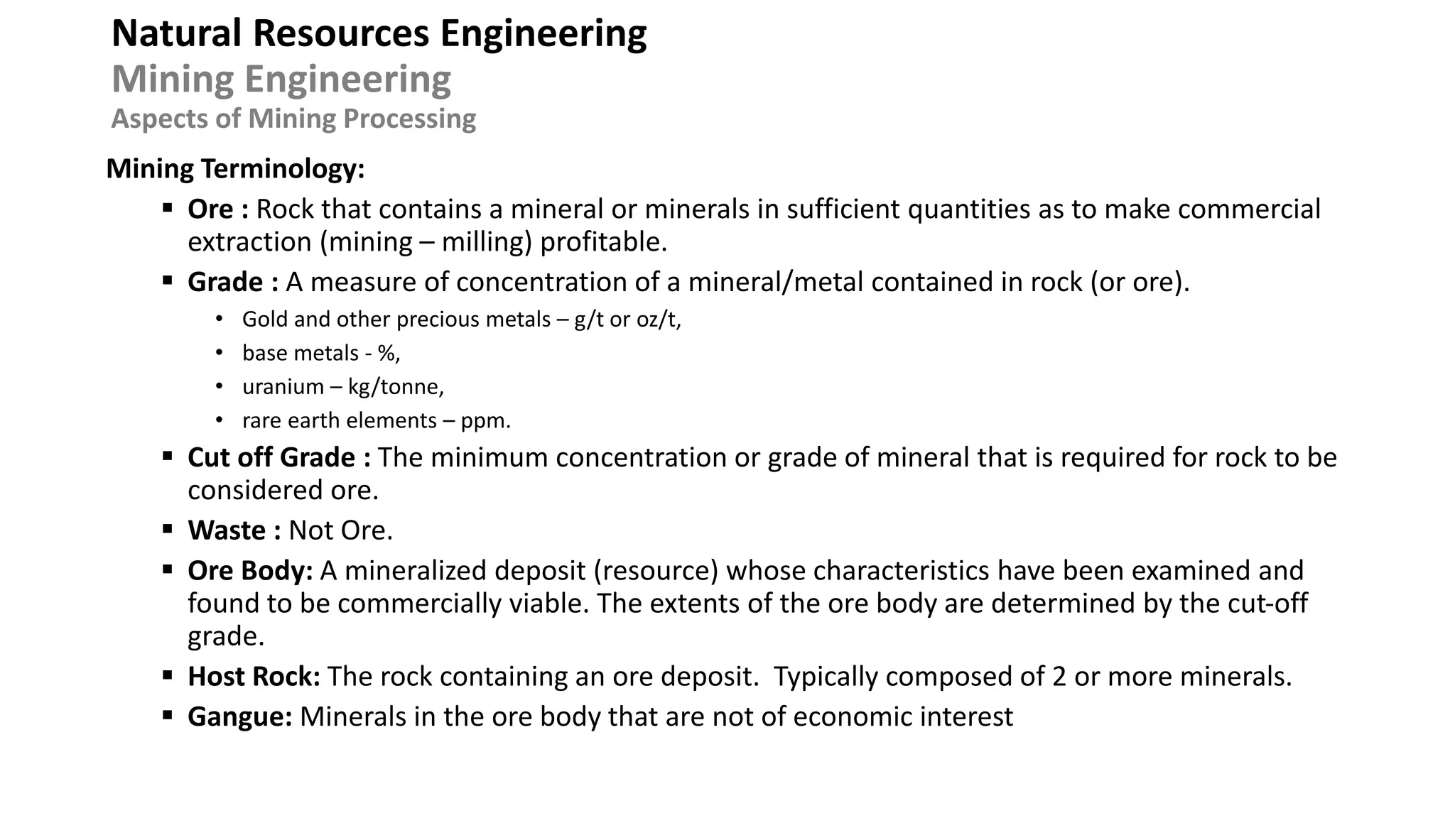 Presentation Fiche Module_Natural Resources_ Lecture.1. Mining Engineering Introduction.pptx