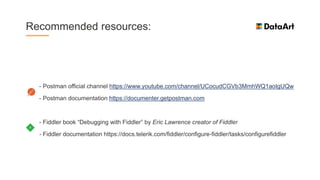 Postman and Fiddler for QA. Vitalii Kovaliuk | PPTX