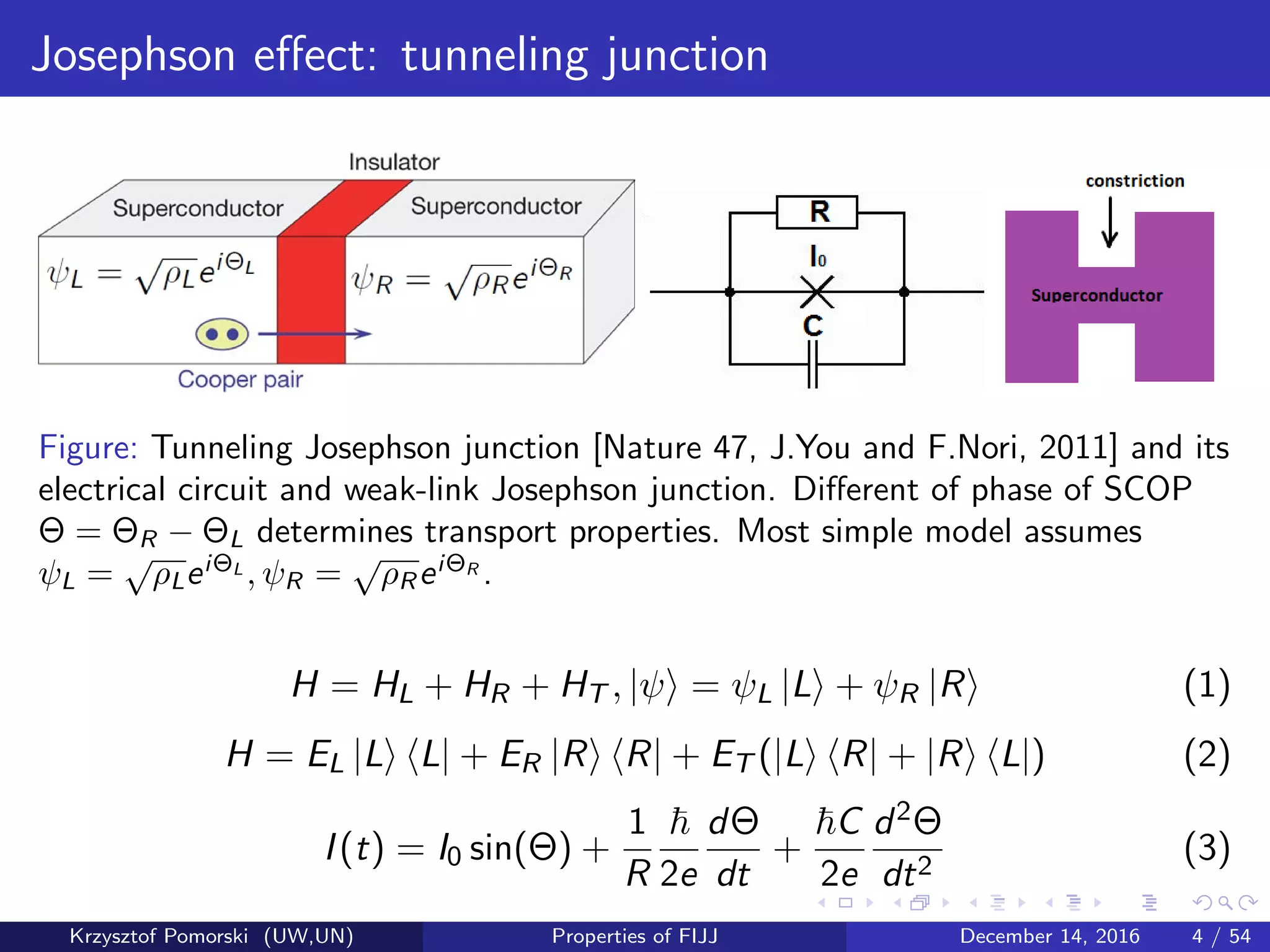 Properties of field induced Josephson junction(s) | PDF