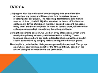 FILM PRODUCTION DIARY | PPTX