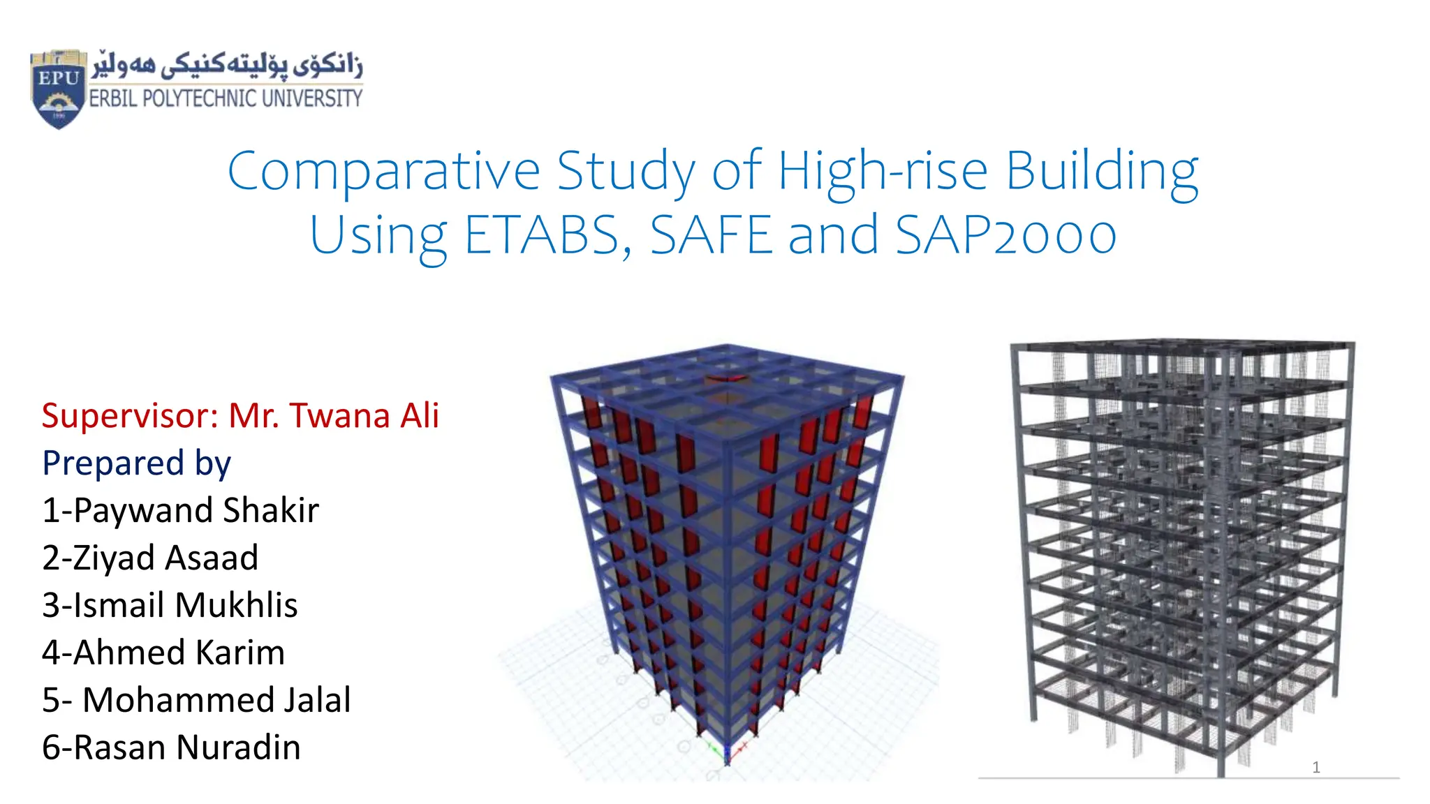 Comparative study of High-rise Building Using ETABS,SAP200 and SAFE., SAFE and SAP2000 | PPTX ...
