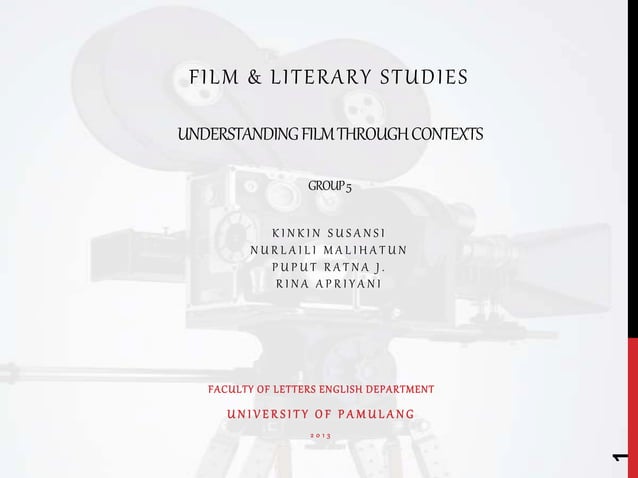 Understanding Film Through Context | PPTX
