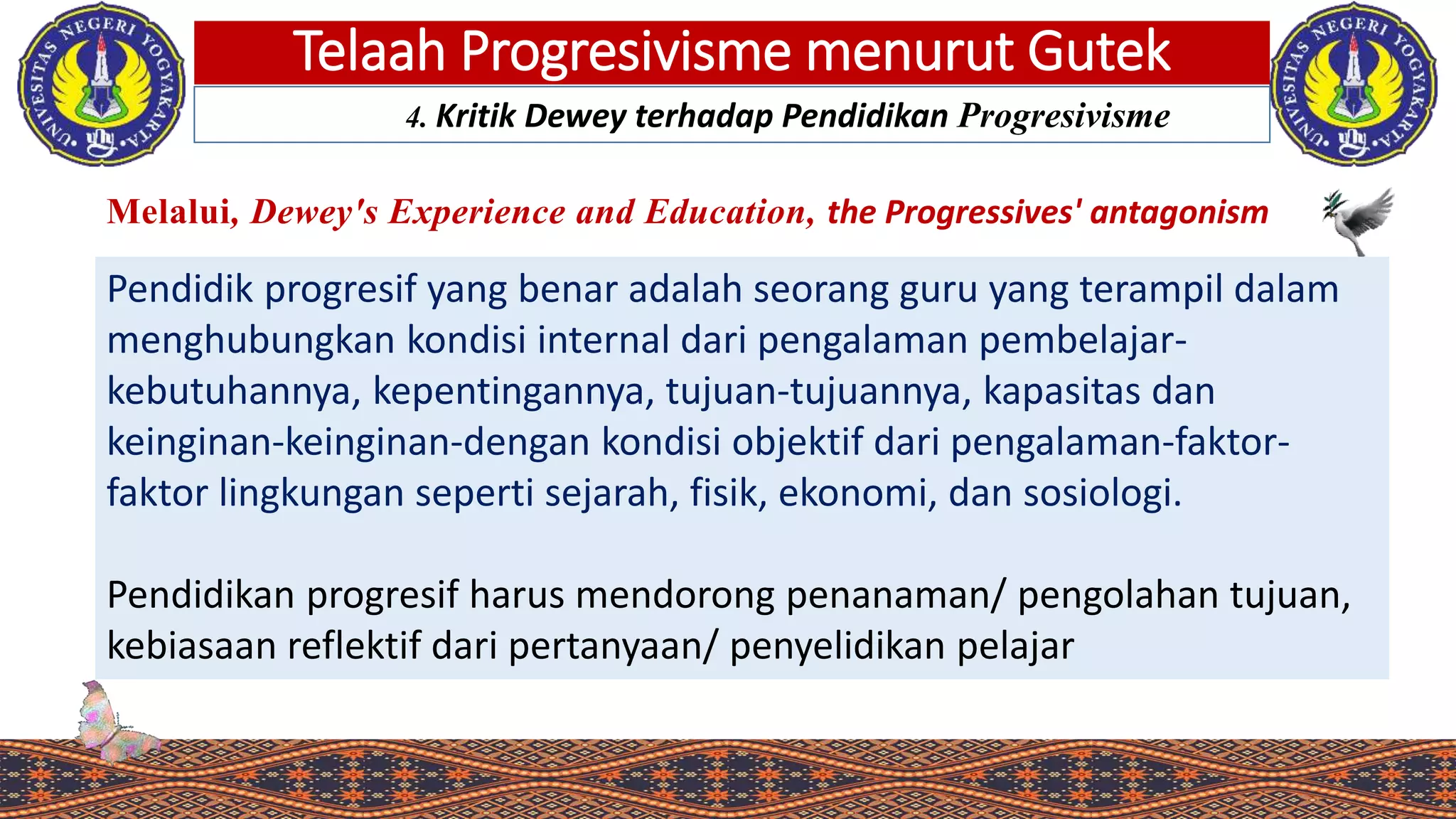 Filsafat Pendidikan Progresivisme | PPTX