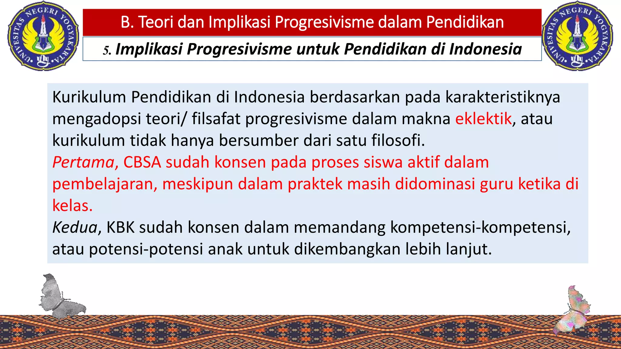 Filsafat Pendidikan Progresivisme | PPTX