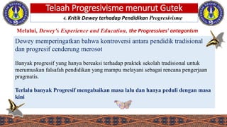 Filsafat Pendidikan Progresivisme | PPTX