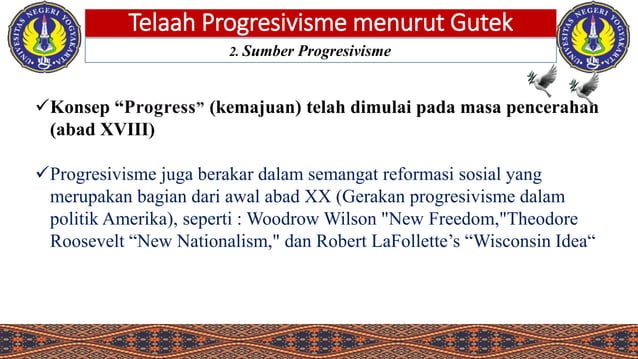 Filsafat Pendidikan Progresivisme | PPTX