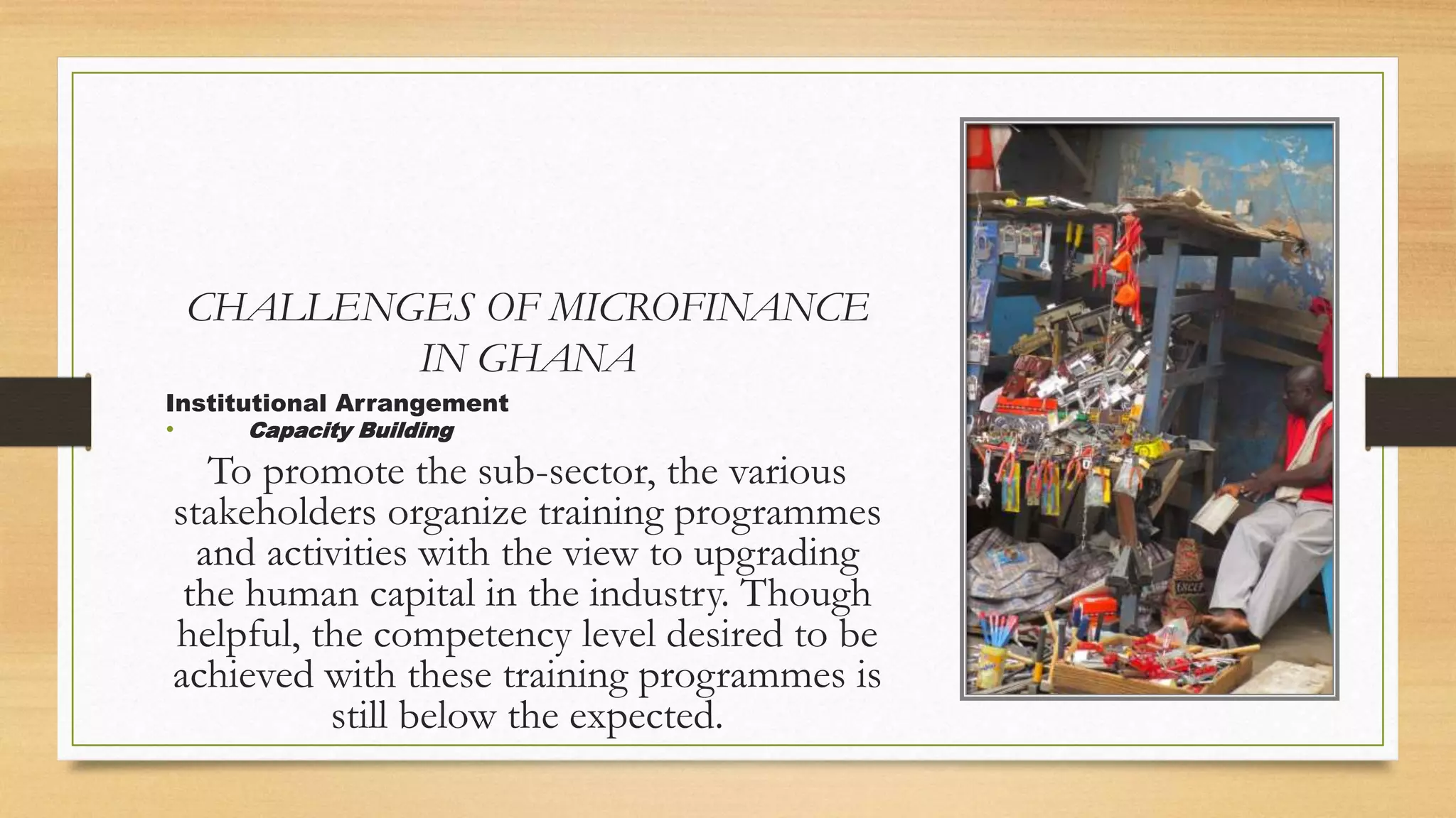 Presentation fin4 dev role of microfinance in ghana | PPT
