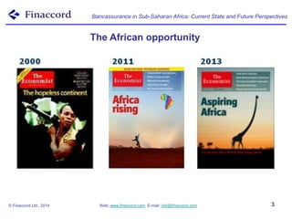 Bancassurance in Sub-Saharan Africa: Current State and Future ...