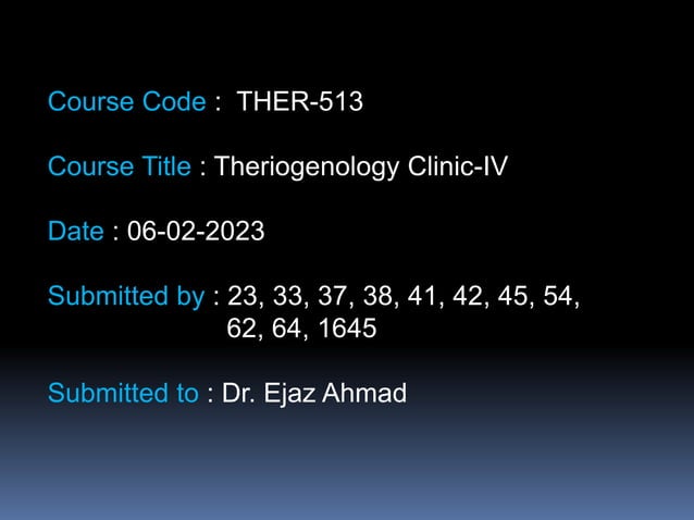Impact Of Estrous Synchronization Protocols On Estrus Response And Conception In Buffalo A