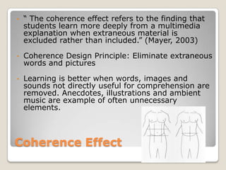 Underpinning Principles of Presentation | PPTX