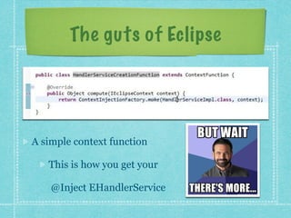 Eclipse 4 Context Functions | PPT
