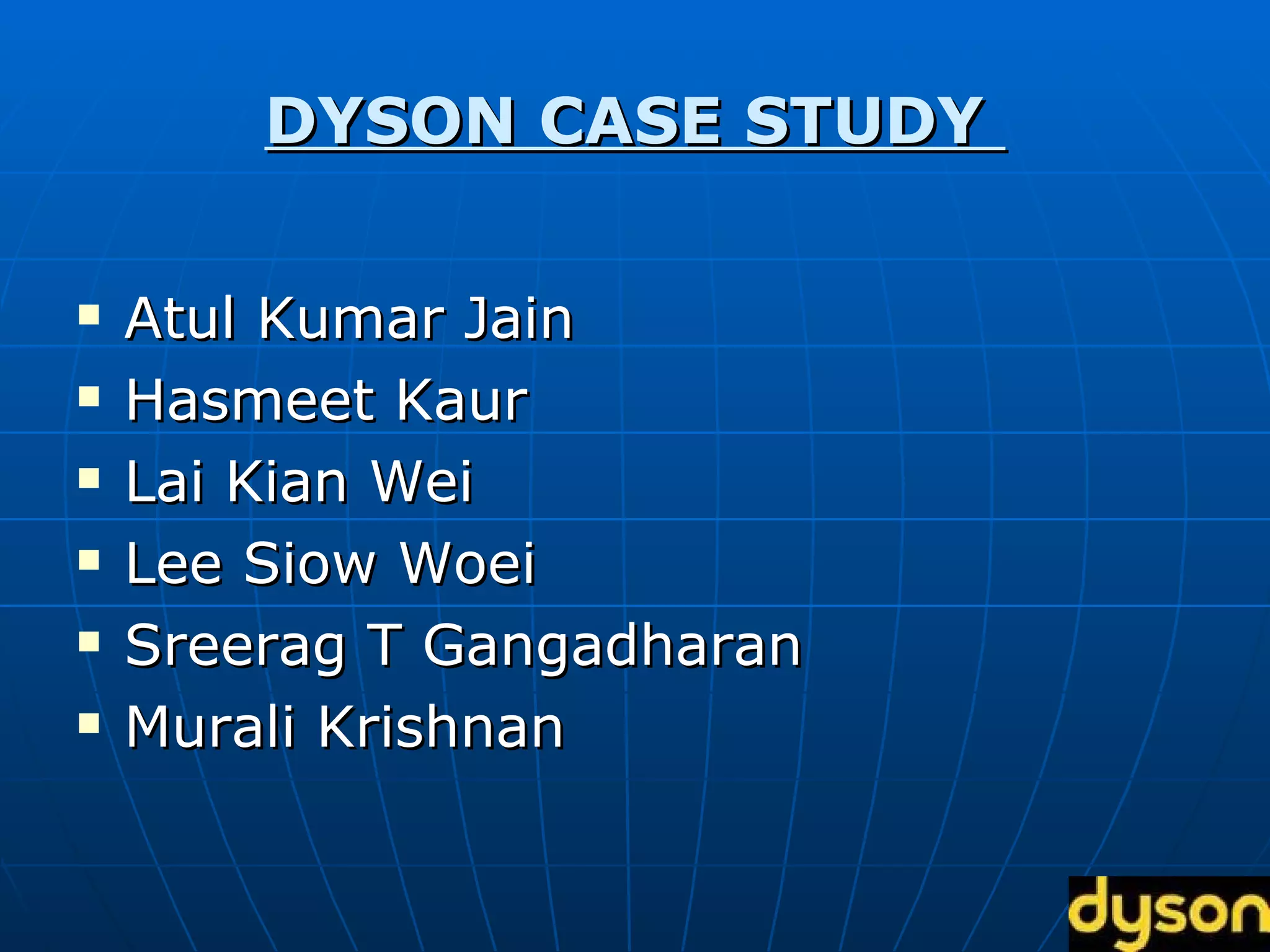 Dyson Case Study | PPT
