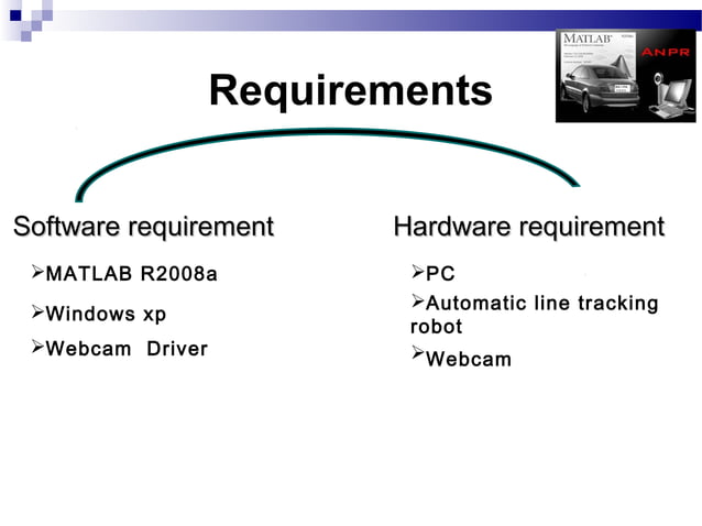 ANPR based Security System Using ALR | PPT