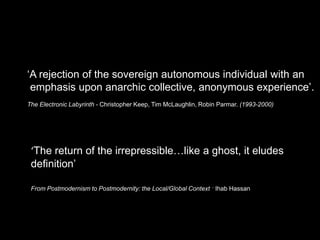 Postmodern film Presentation | PPTX