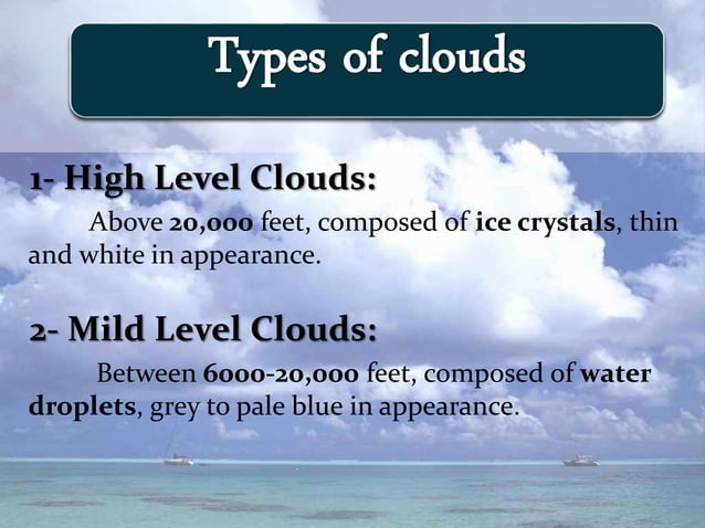 cloud formation,types,causes. | PPTX