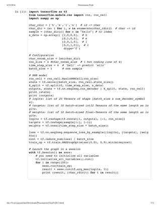 RNN, LSTM and Seq-2-Seq Models | PDF