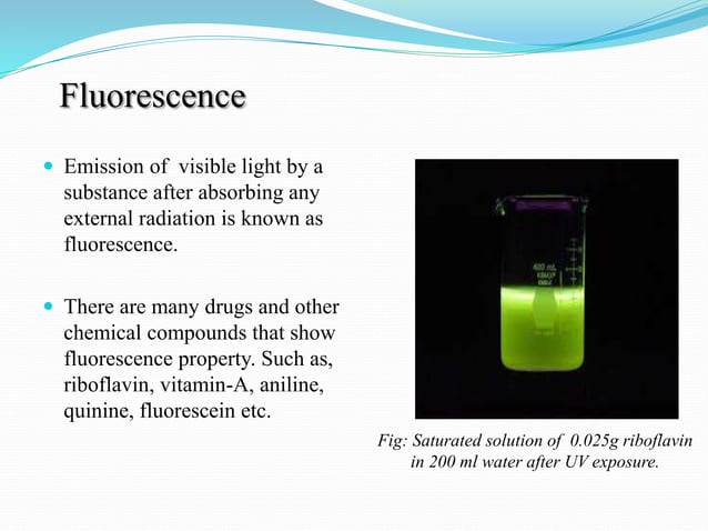 Quenching of Fluorescence | PPTX | Chemistry | Science