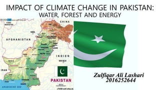 Climate Change In Pakistan | PPTX