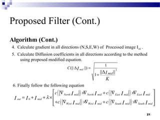 Speckle Noise Reduction in Ultrasound Images using Adaptive and ...