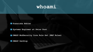 Web Application Firewall - Friend of your DevOps Chain? | PPT