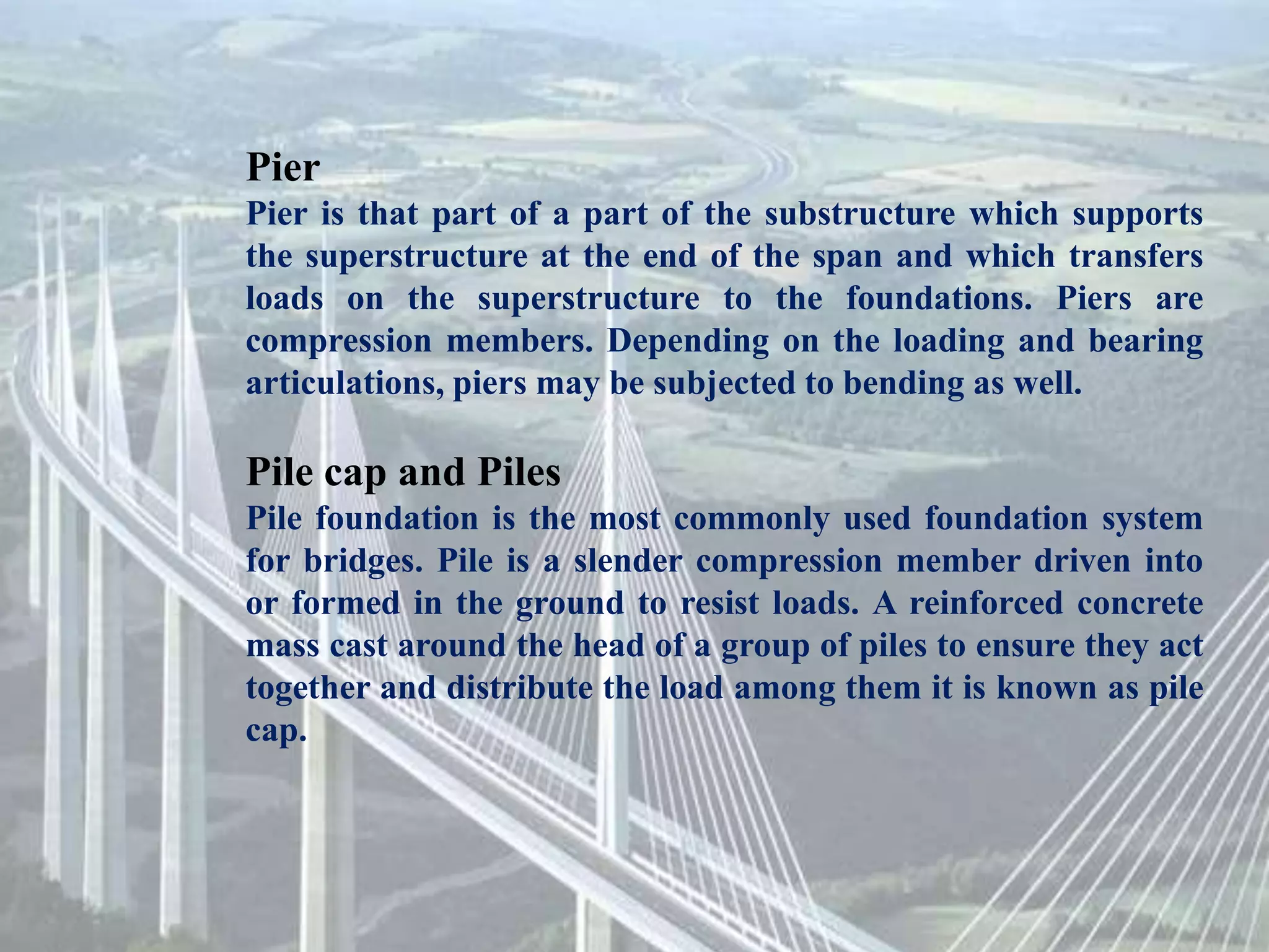 About Bridge pier. | PPTX
