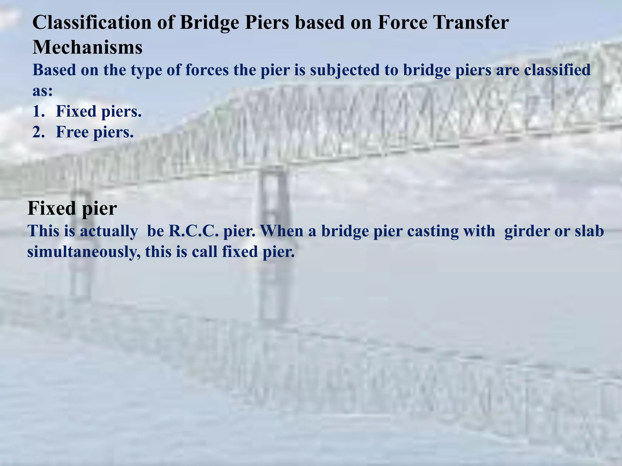 About Bridge pier. | PPTX