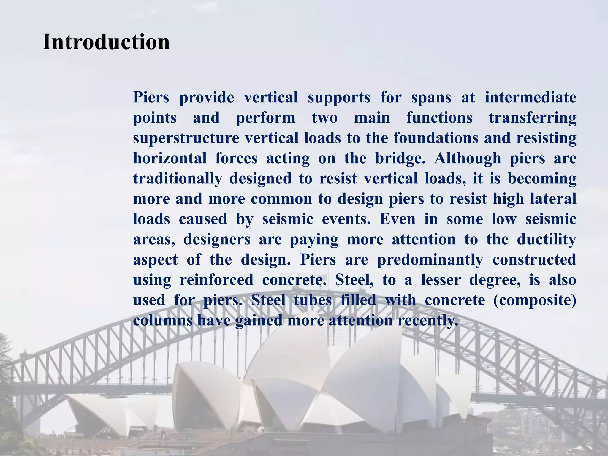 About Bridge pier. | PPTX