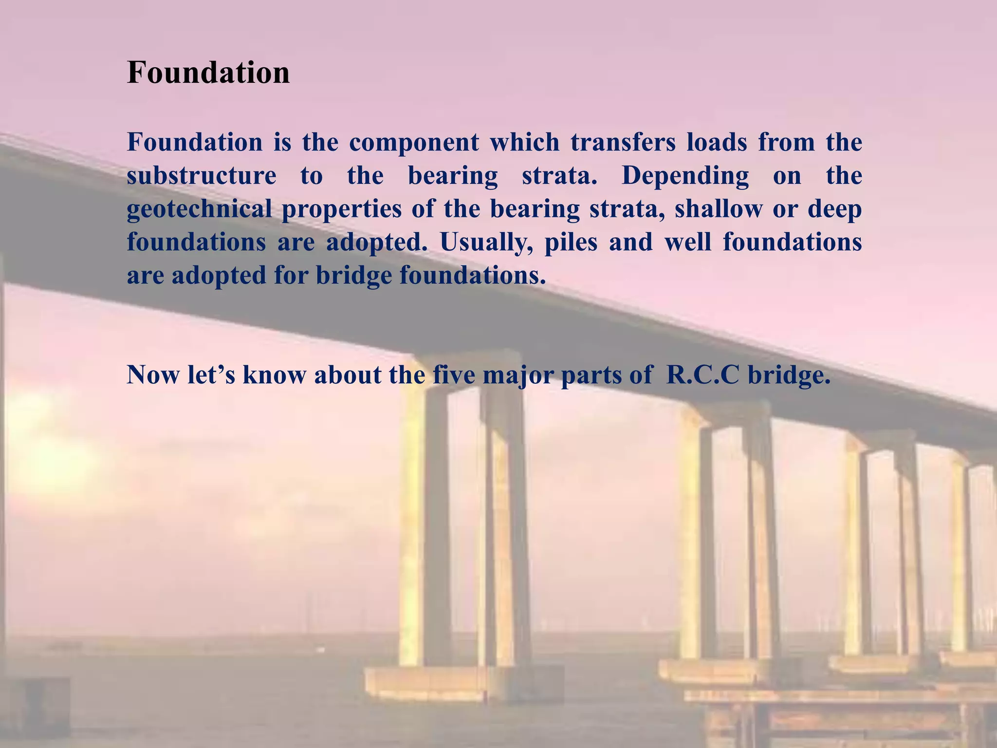 About Bridge pier. | PPTX