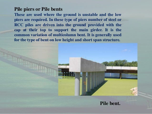 About Bridge pier.