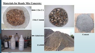 Ready Mix Concrete | PPTX