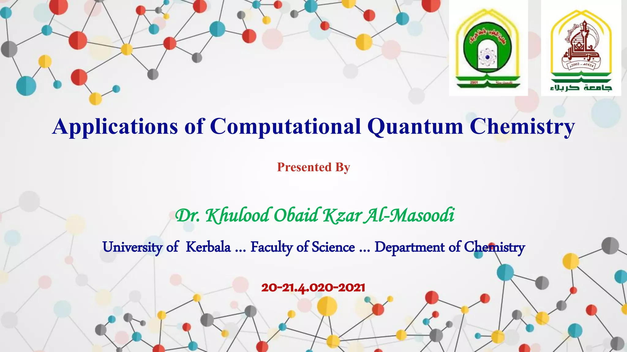 Applications of Computational Quantum Chemistry | PDF