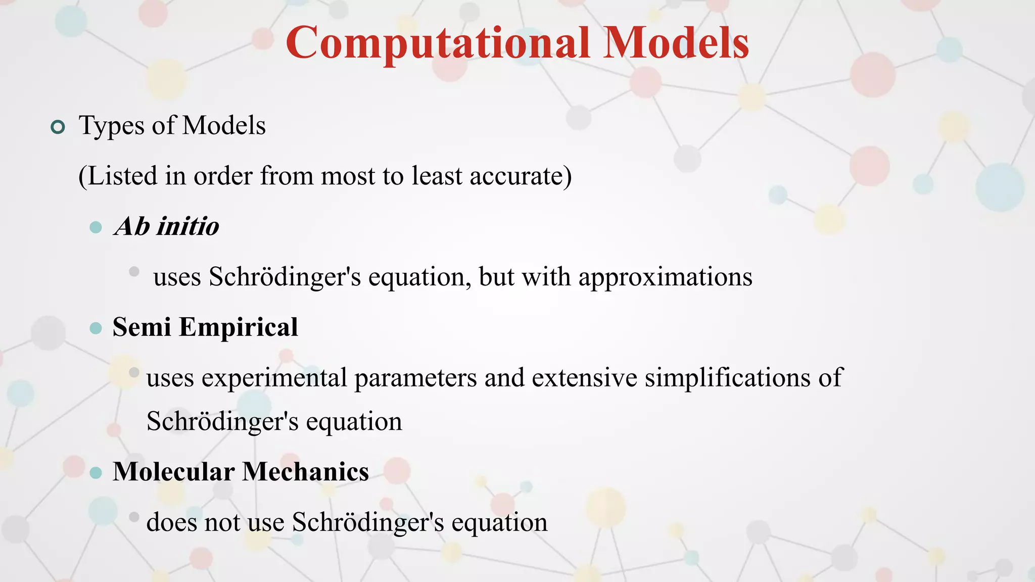 Applications of Computational Quantum Chemistry | PDF | Chemistry | Science