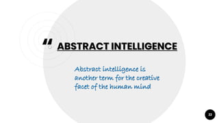 Concept of Intelligence | PPTX