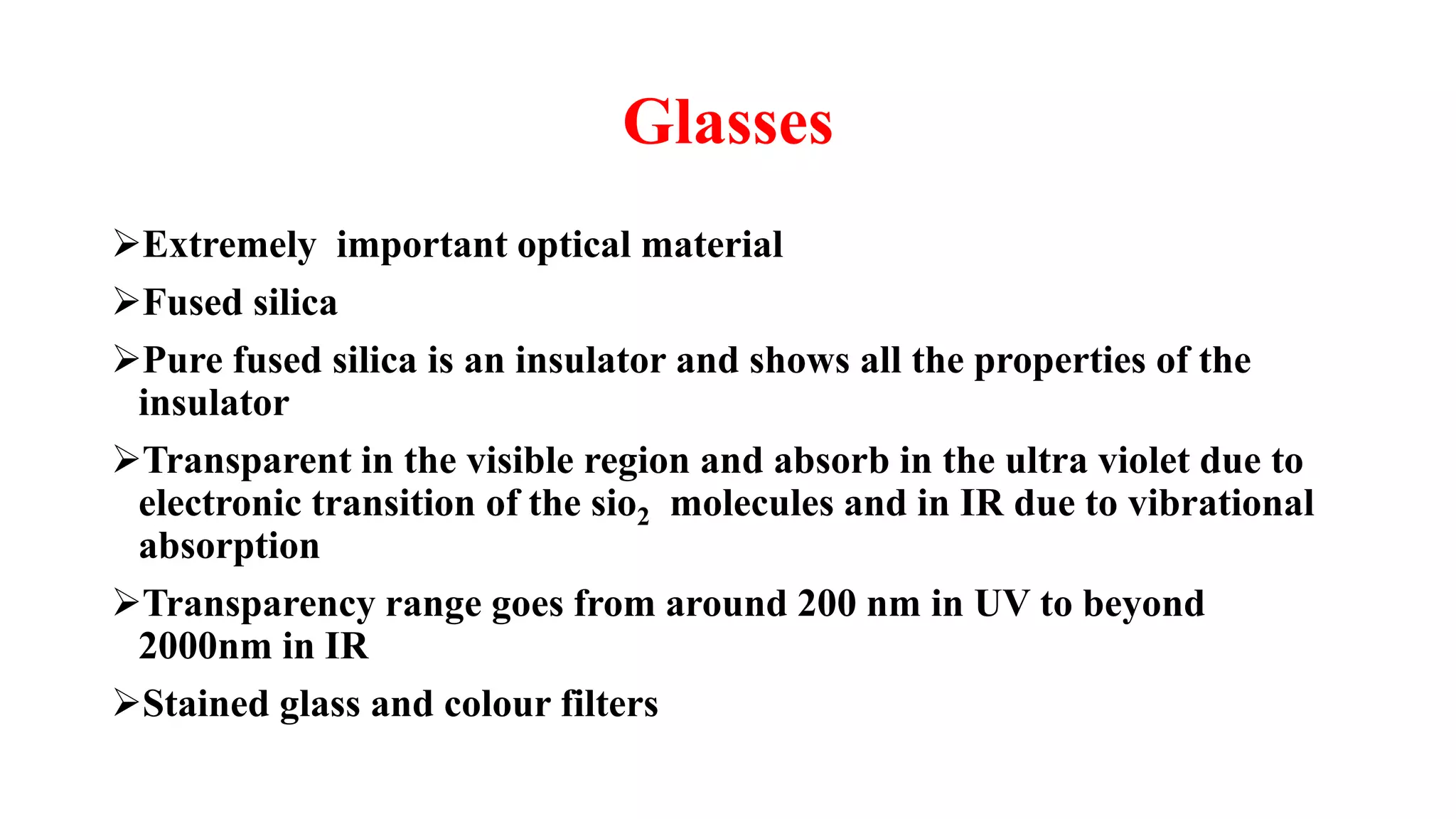 Optical Properties of Solids | PPTX