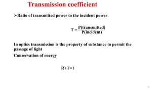 Optical Properties of Solids | PPTX