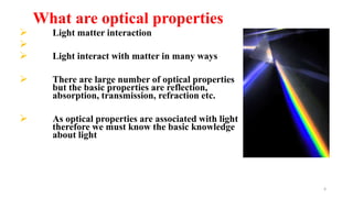 Optical Properties of Solids | PPTX