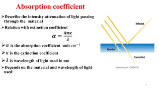 Optical Properties of Solids | PPTX