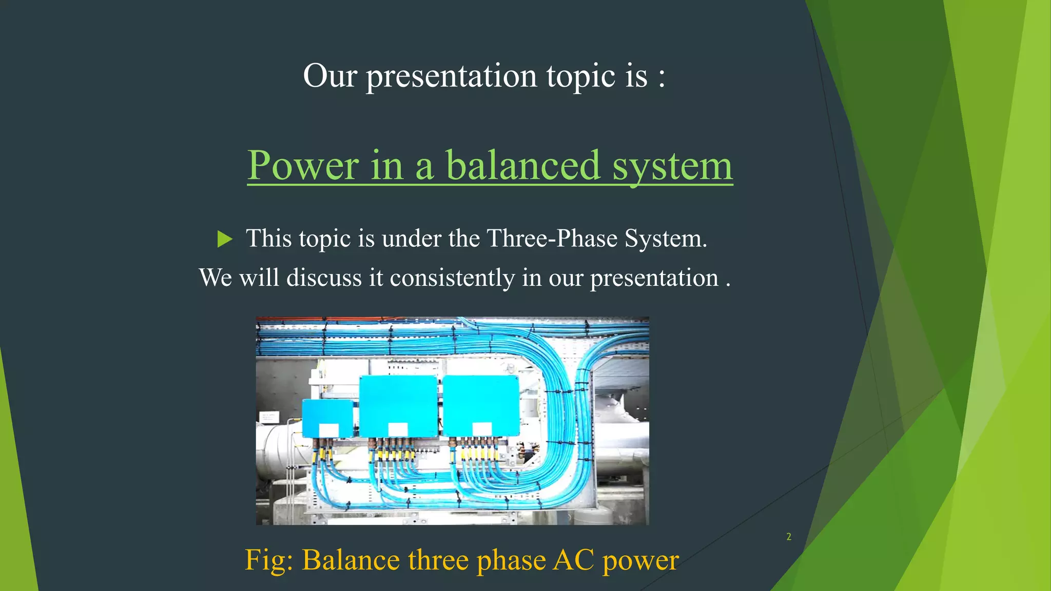 Presentation about Power in A Balance System | PDF