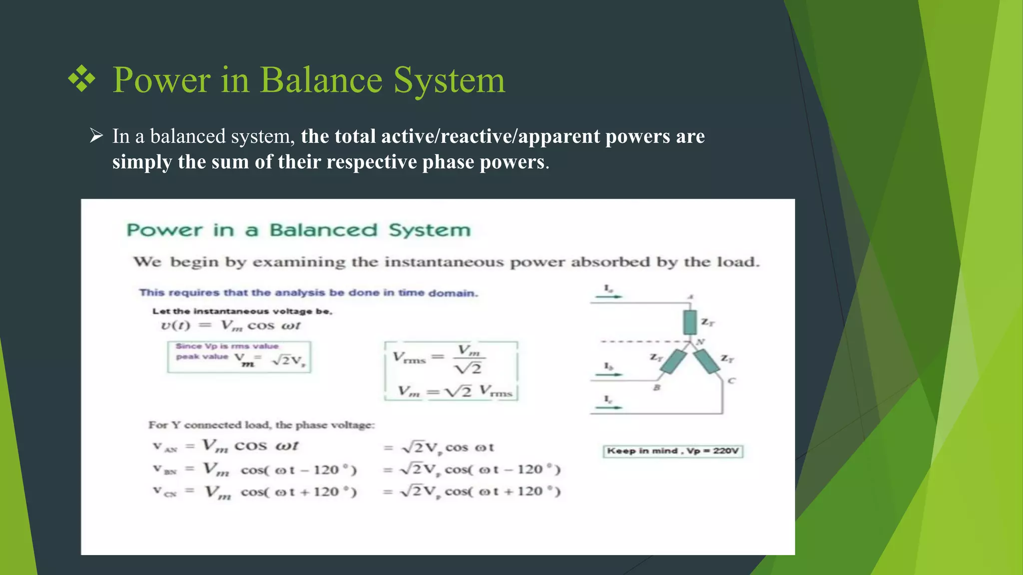 Presentation about Power in A Balance System | PDF