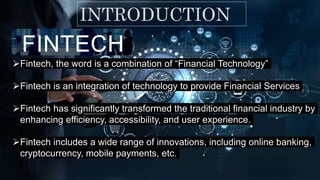 Fintech: finance accounting and technology.pptx