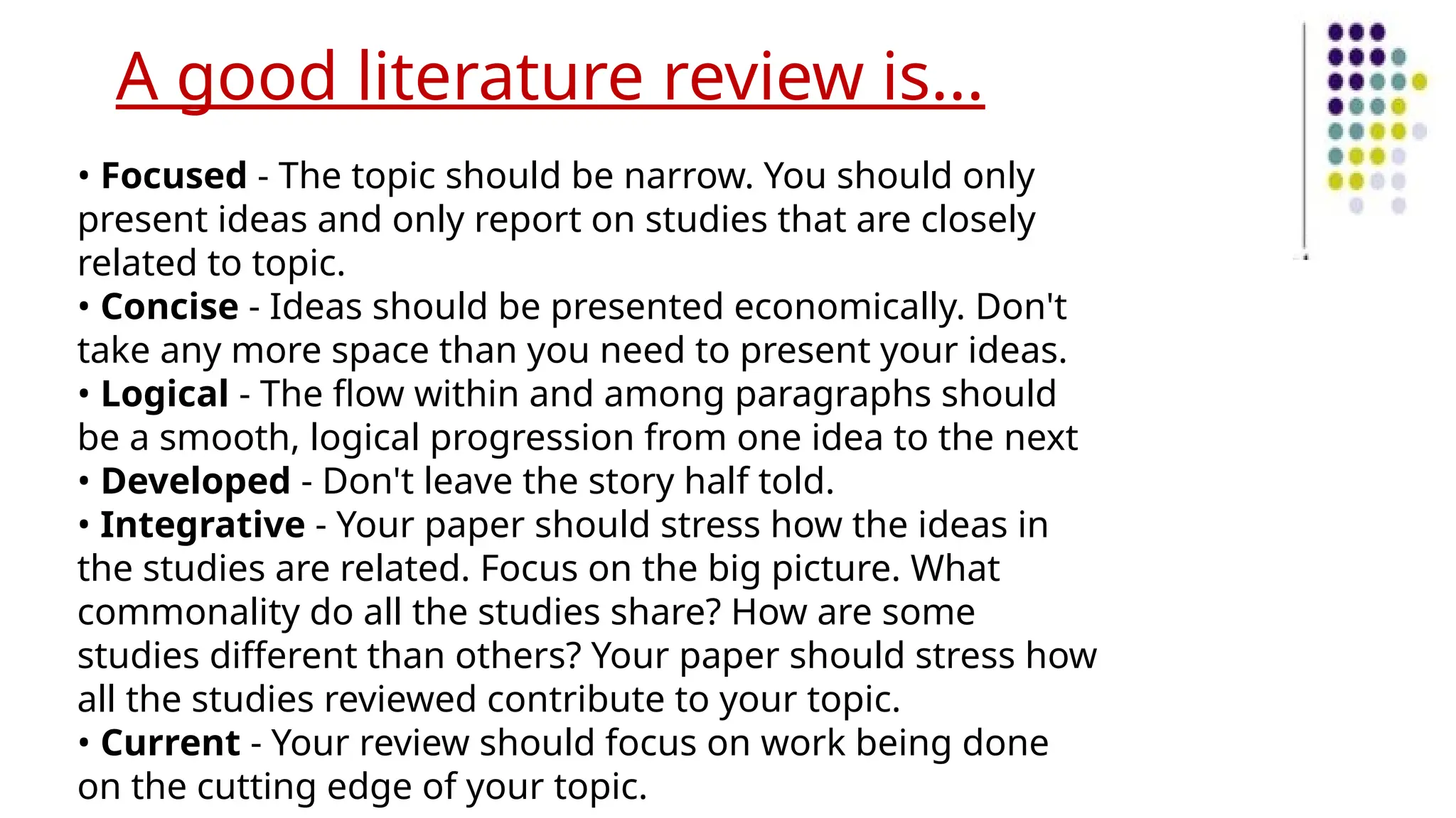 Final presentation on literature review.PPtx