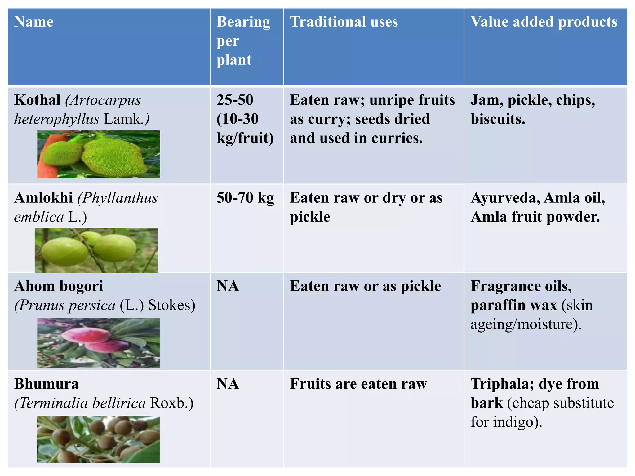Export Potential of Traditional fruits of Assam | PPT